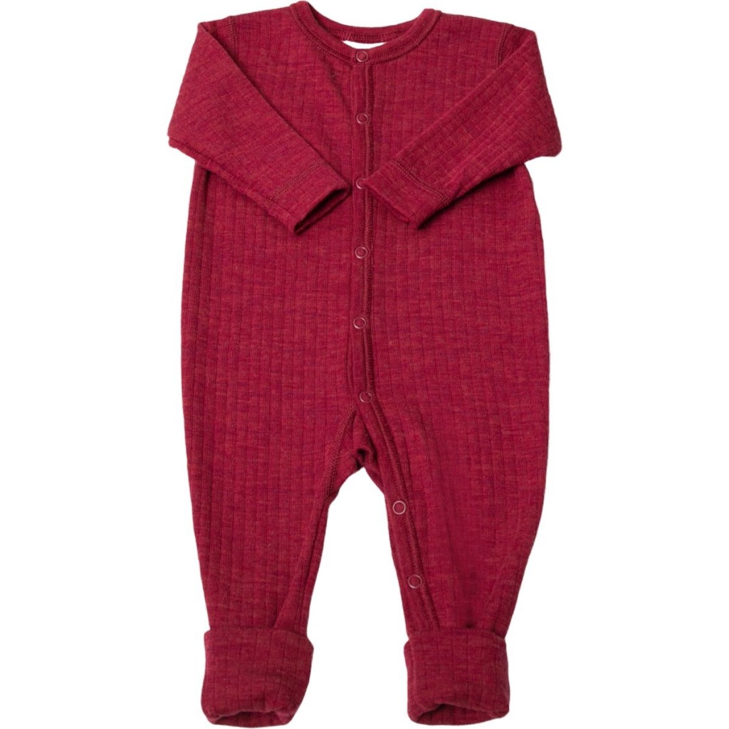 Joha Natdragt - Uld - Fuchsia Melange / Rød | Køb her ⇒